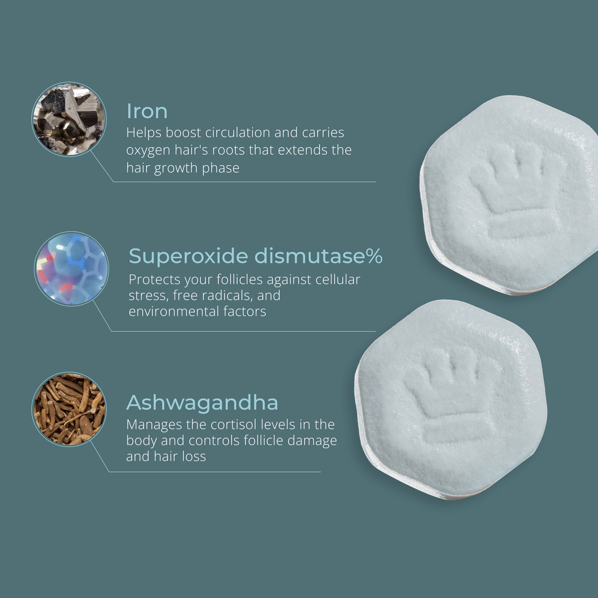 Revita Sod Tablets For Hair Growth Support Antioxidant Stress Re