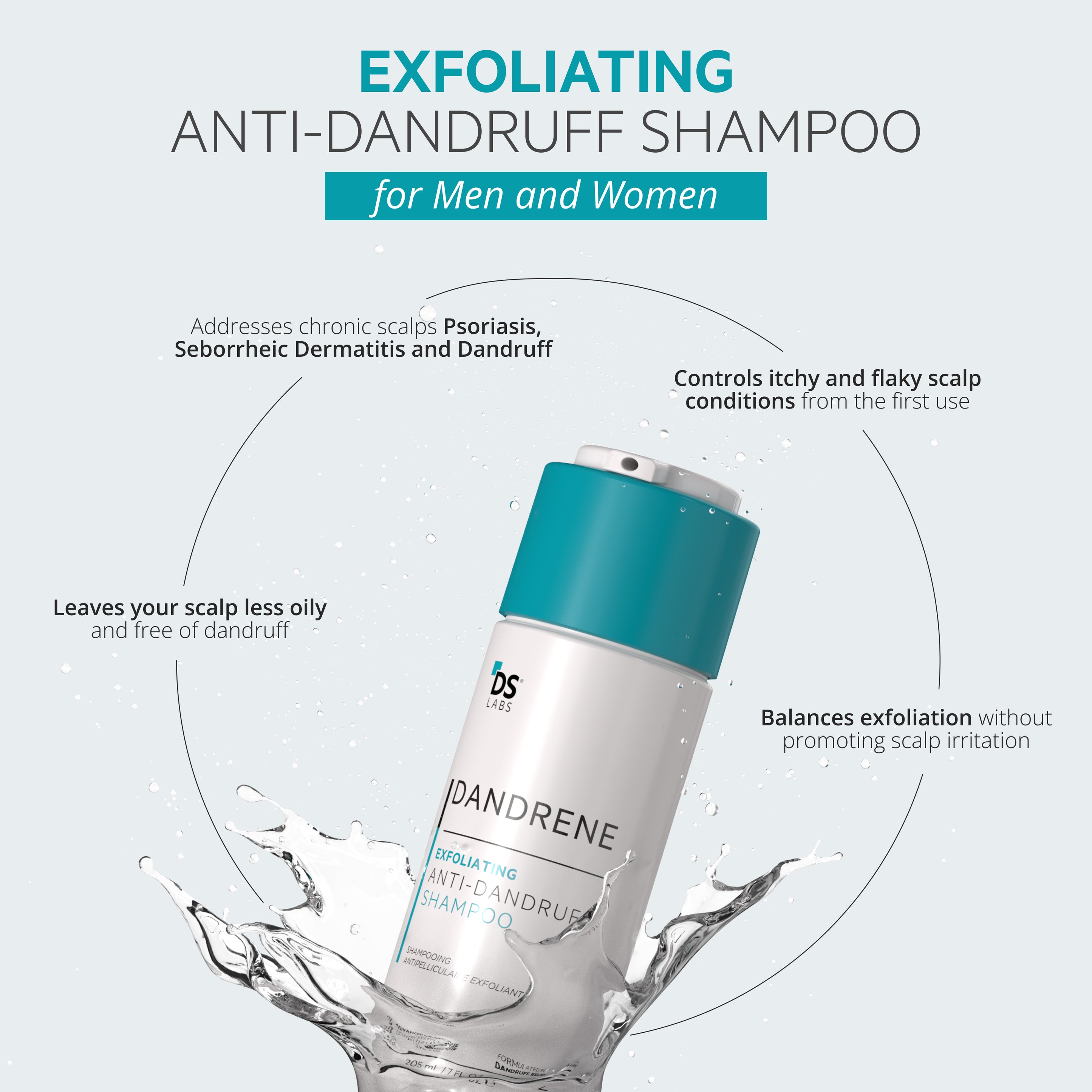 Dandrene | Exfoliating Anti-Dandruff Shampoo – DS Healthcare Group