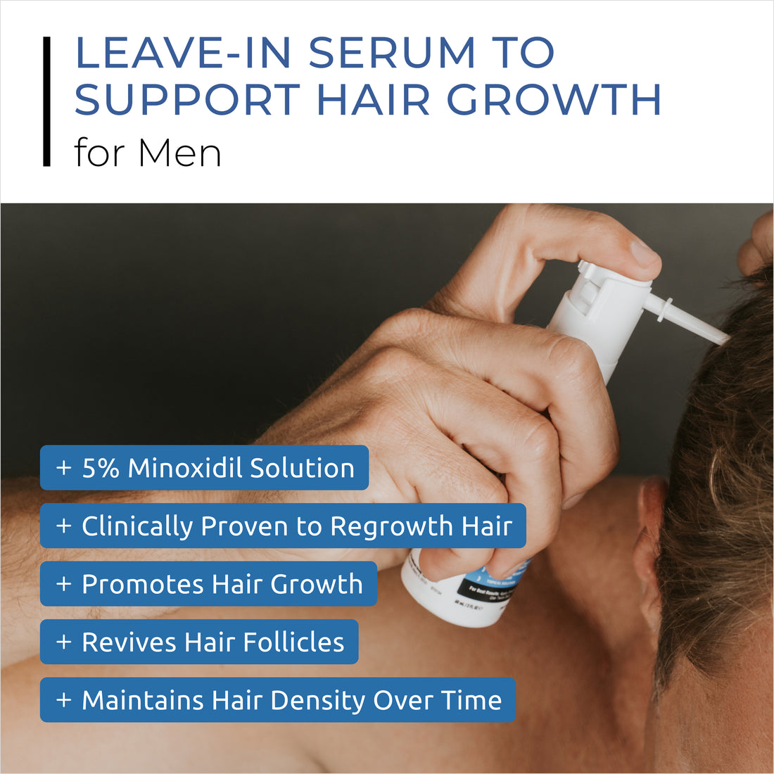 Men's Hair Regrowth Stimulation Kit | Spectral.UHP + Revita Shampoo ...